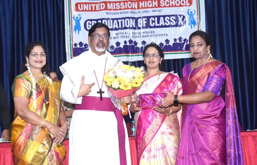 United Mission High School Graduation | Karnataka Central Diocese